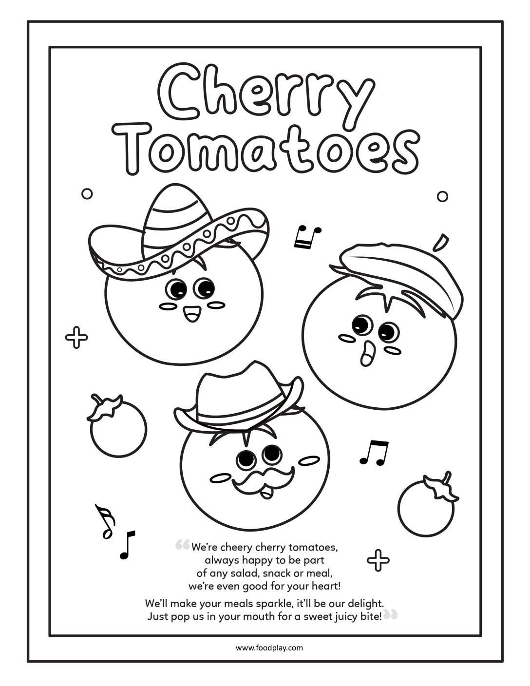 Foodplay Productions | Veggies Got Talent! A Coloring Activity Cookbook